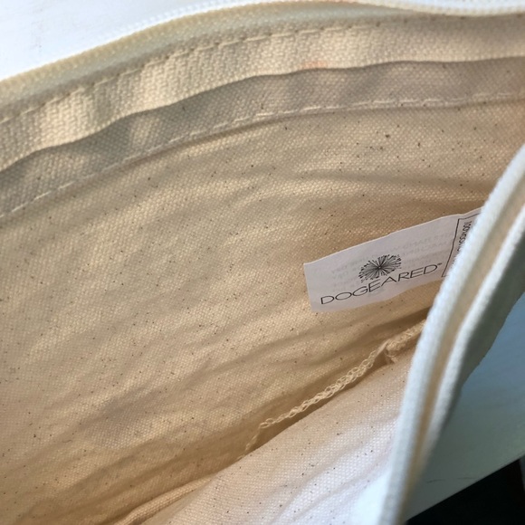 Dogeared | Bags | Dogeared Beauty Is Everywhere Canvas Makeup Pouch ...